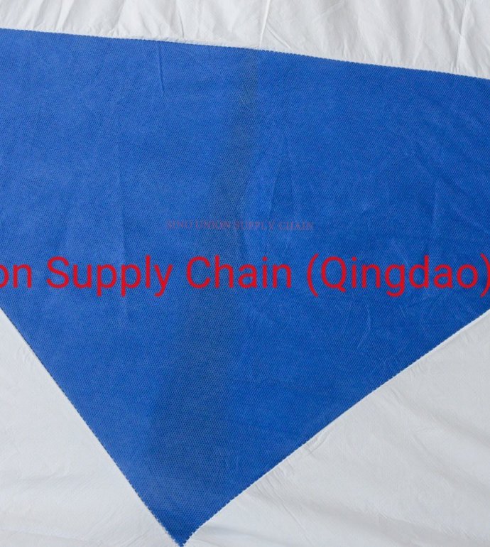 Microporous film and SMS back panel coverall